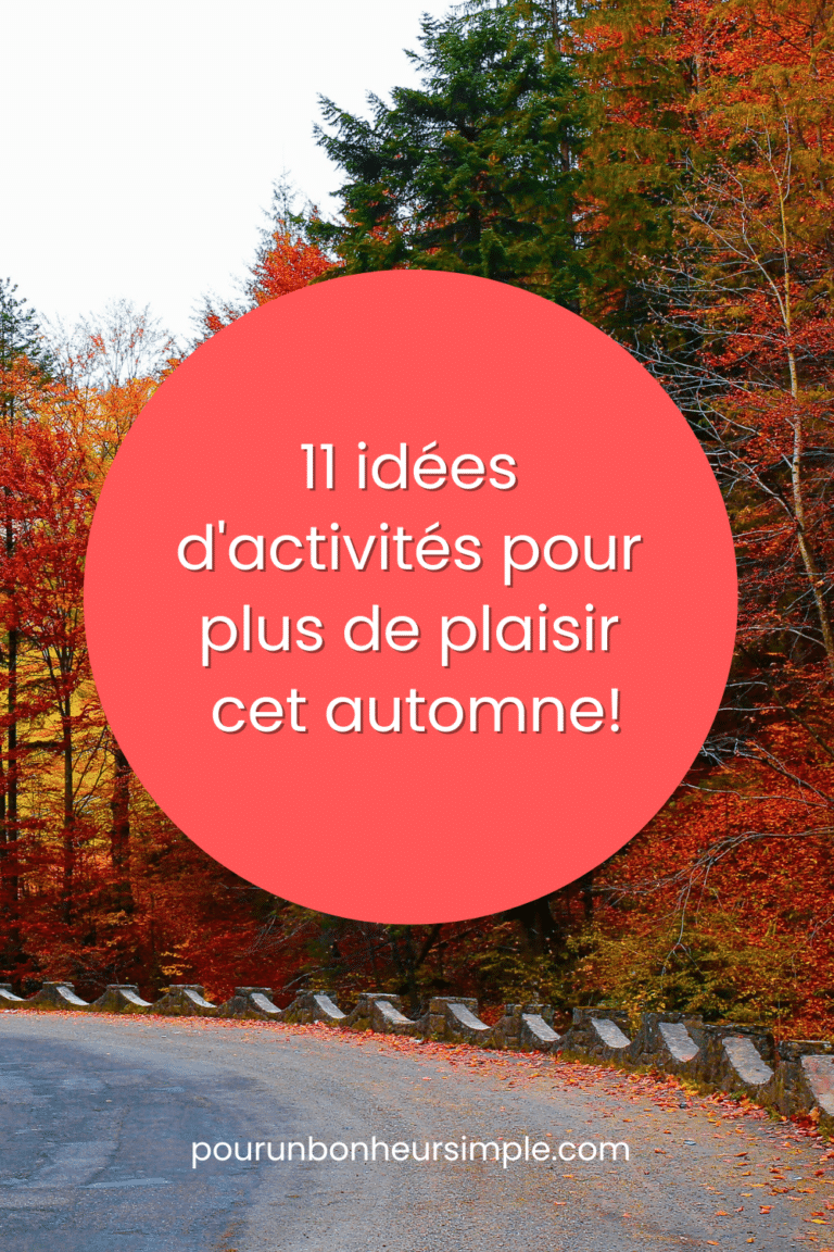 11 belles activités d'automne pour égayer vos journées!