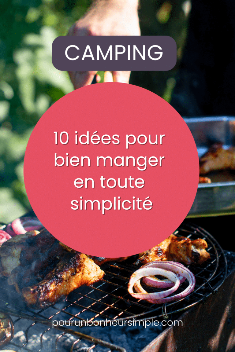 10 idées de repas simples et rapides pour le camping